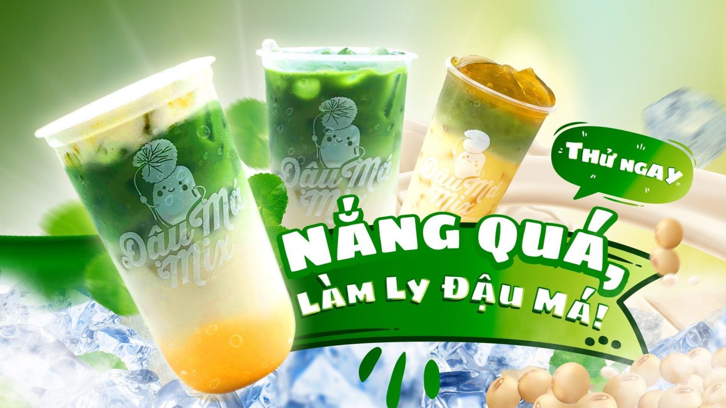Đậu Má Mix - Đậu Nành và Rau Má